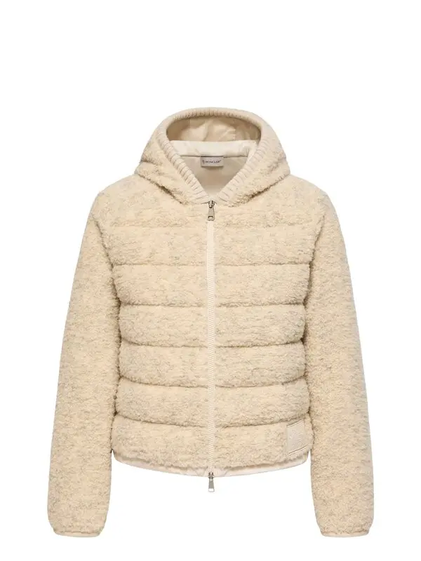 Moncler Padded Hoodie - Beige