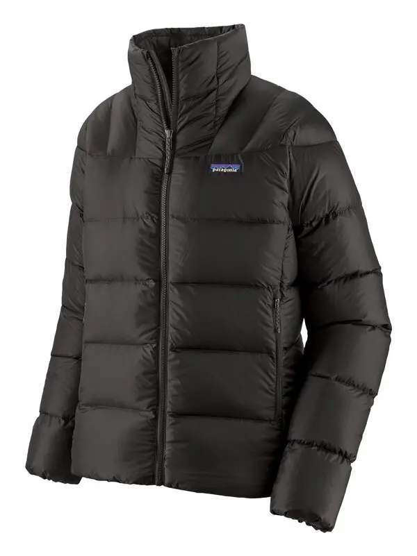 Patagonia Fitz Roy Down Jacket With Stand Collar - Black