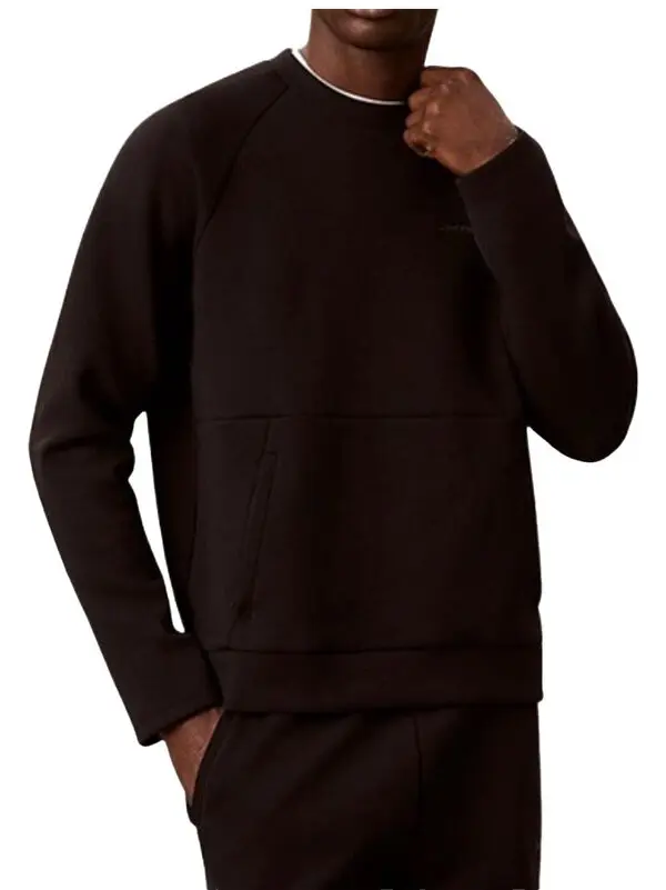 Calvin Klein Performance Double-knit Sweatshirt - Black