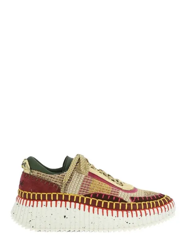 Chloé Lower-impact Mesh Nama Sneakers - Multicolor