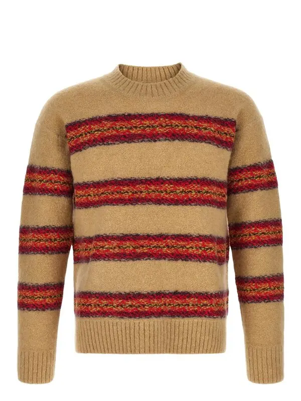 Dries Van Noten Striped Sweater - Beige