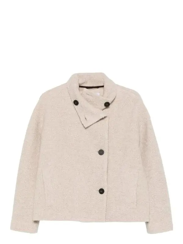 Harris Wharf London Long-sleeve Buttoned Jacket - Nude