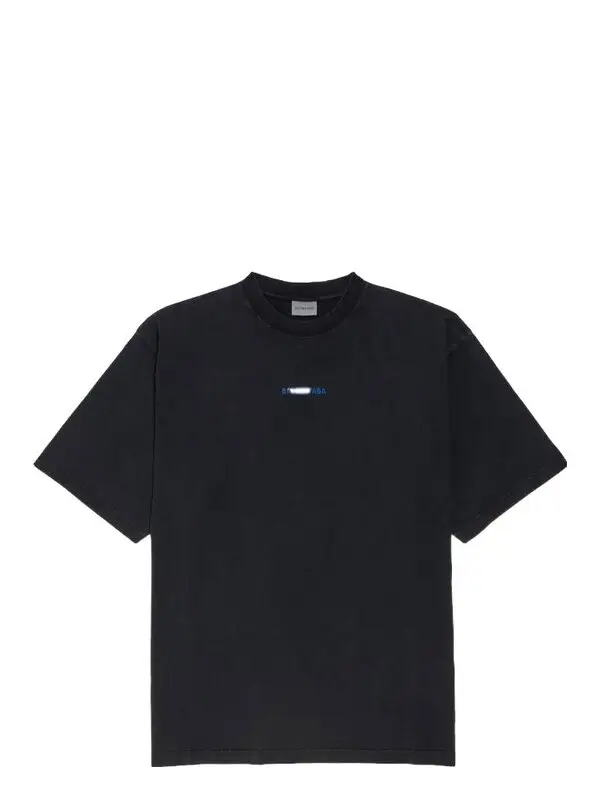Balenciaga Logo Printed Crewneck T-shirt - No