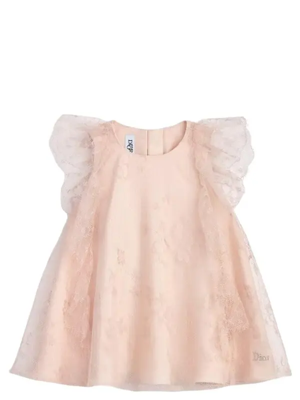 Dior Baby Flared Dress - Pale Pink