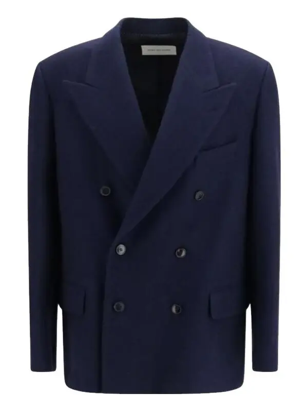 Dries Van Noten Double-breasted Blazer - Black