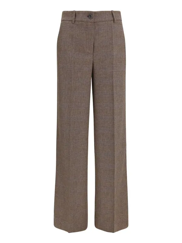P.a.r.o.s.h Wide-leg Casual Trousers - Brown