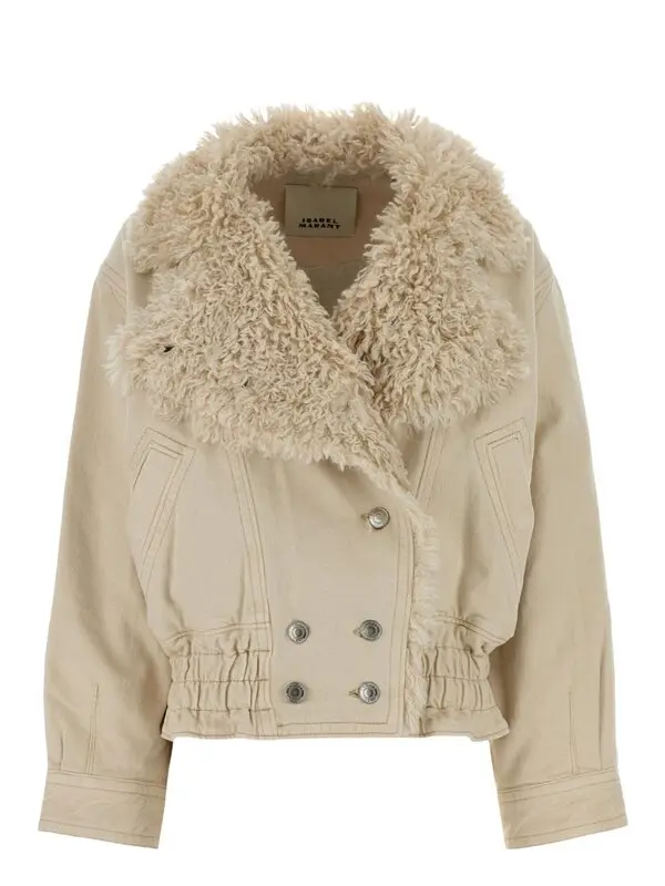 Isabel Marant Étoile Denim Valineo Jacket - Sand
