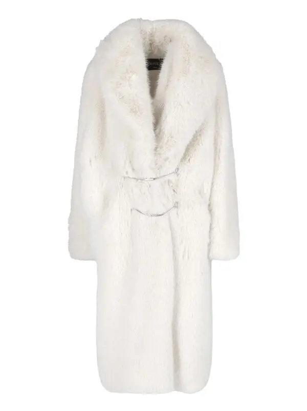 DONDUP Erotica Fur Coat - White