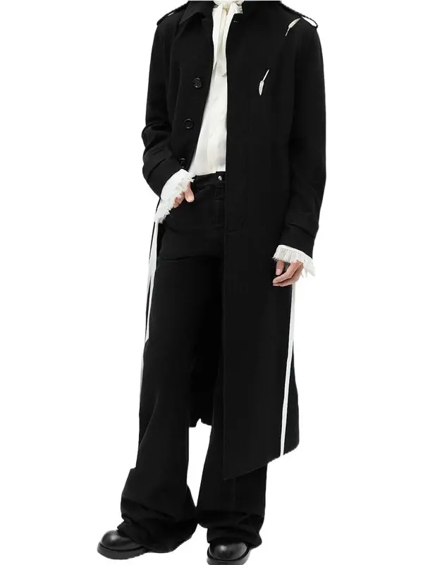 ANN DEMEULEMEESTER Runo Bow-tie Shirt - Ivory
