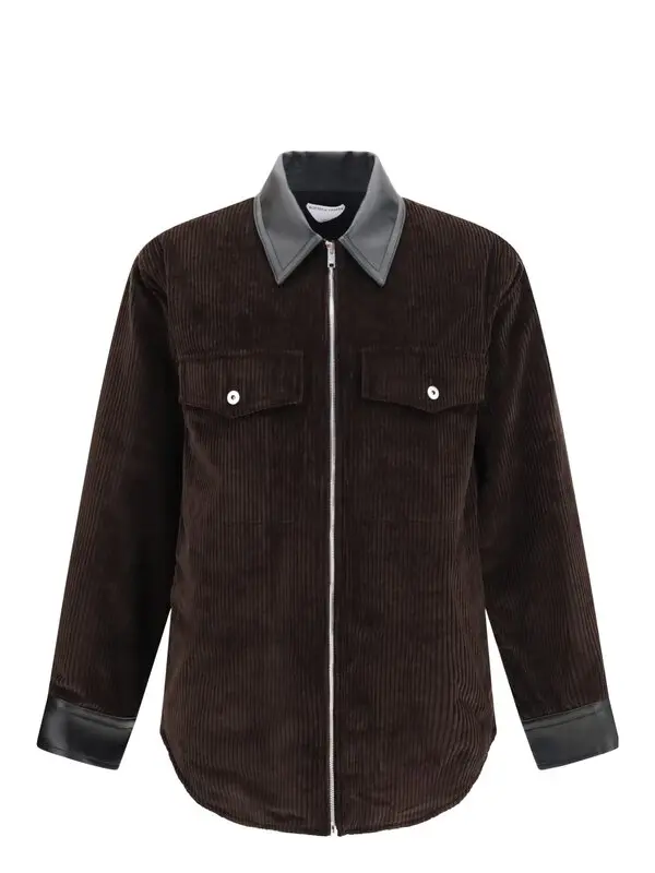 Bottega Veneta Long-sleeved Casual Jacket - Black