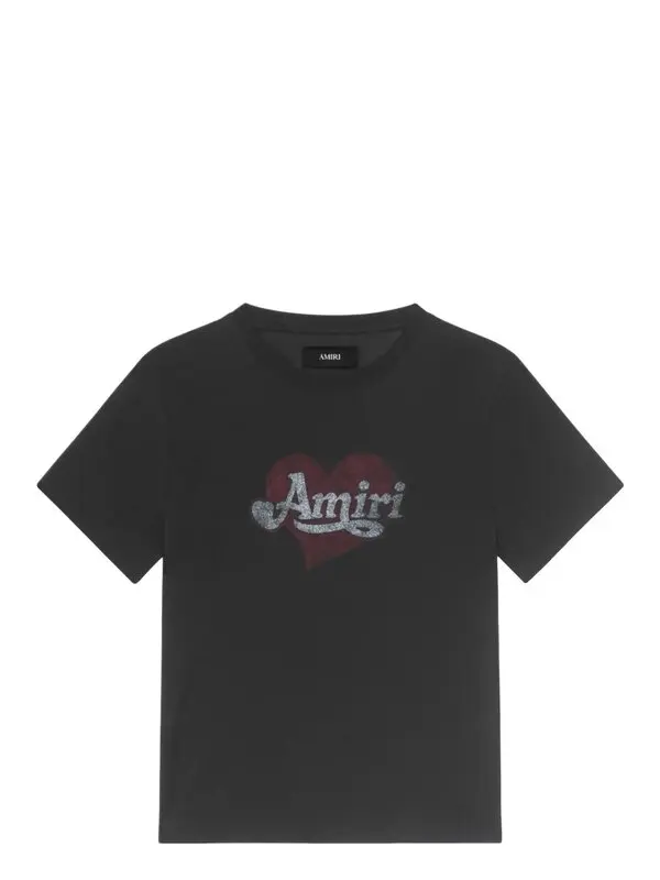 Amiri Heart Tee - Black