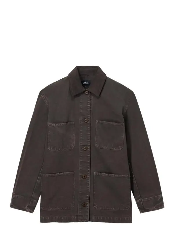 A.p.c. Canvas Workwear Jacket - Brown