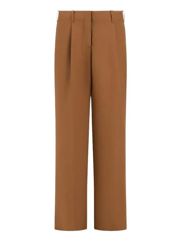 Herno Darted Elasticated-waist Trousers - Brown