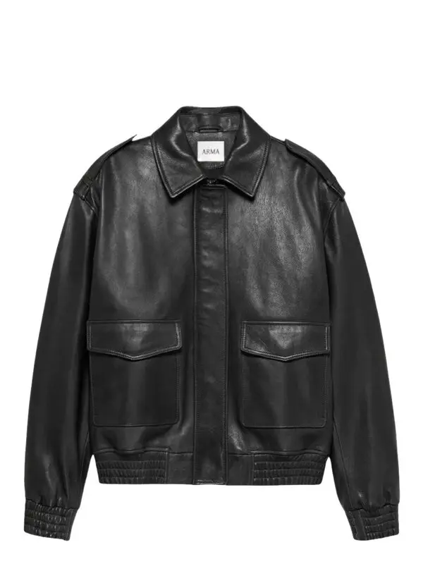 ARMA Astra Leather Jacket - Black