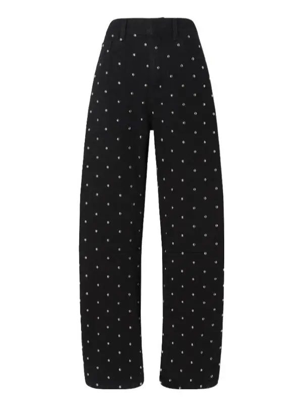 Pinko Crystal-embellished Jeans - Grey