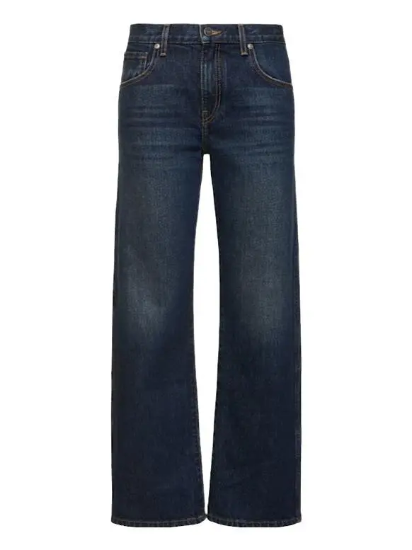 Khaite High-waisted Wide-leg Jeans - Black