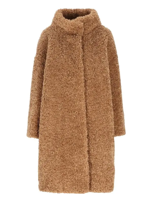Herno Long-sleeved Coat - Camel