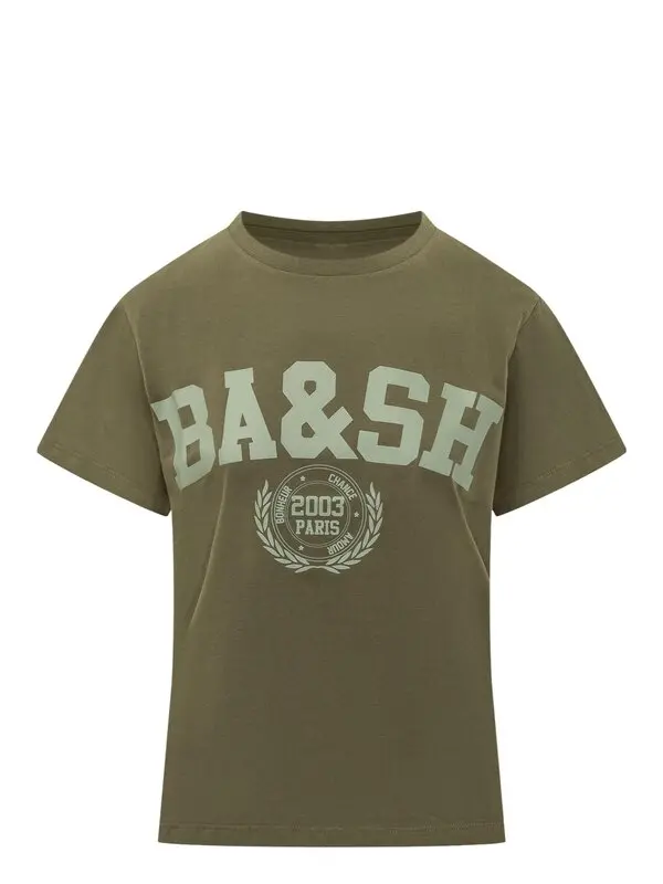 Ba&sh Ioni Logo T-shirt - Green