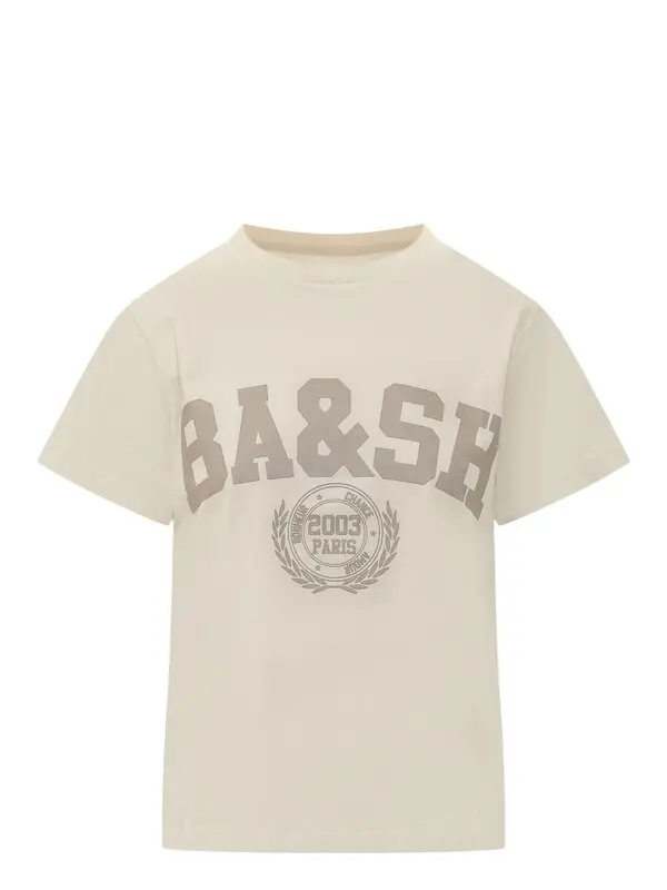 Ba&sh Ioni Logo T-shirt - Nude