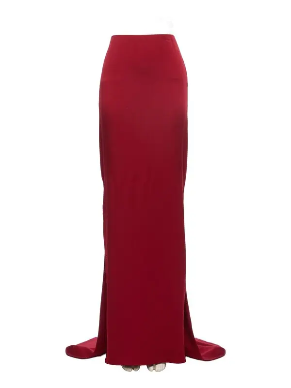 Valentino Garavani Pleated Midi Skirt - Red