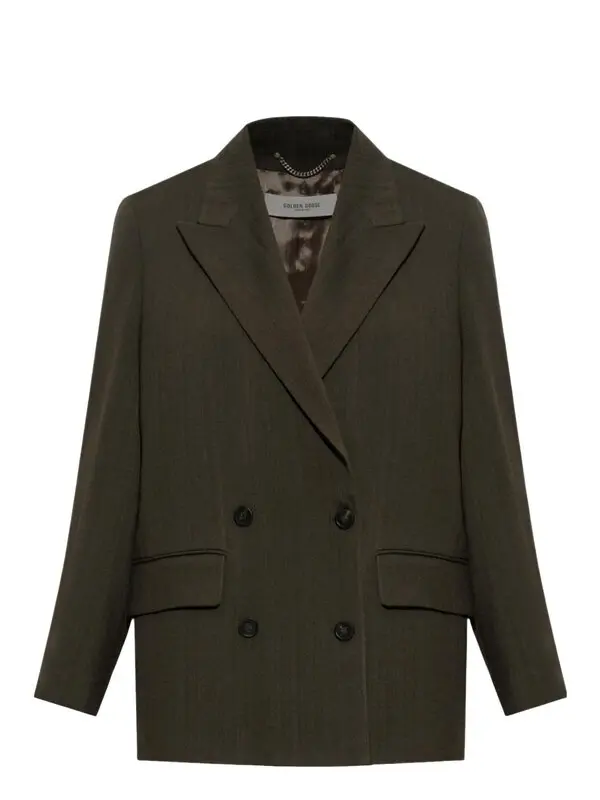 GOLDEN GOOSE Double Breasted Blazer - Black