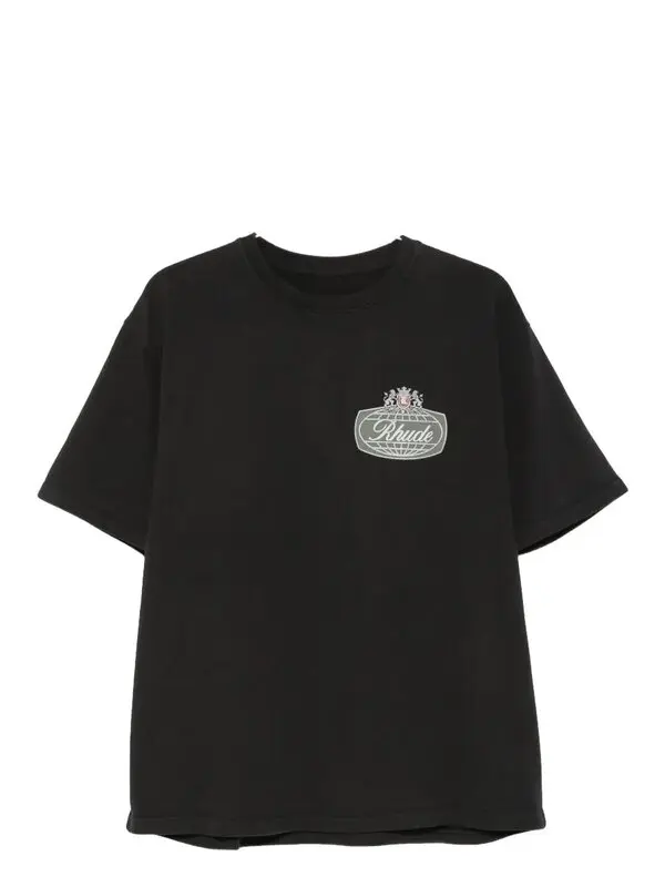 Rhude Desert Crest Graphic Tee - Blacksilvr
