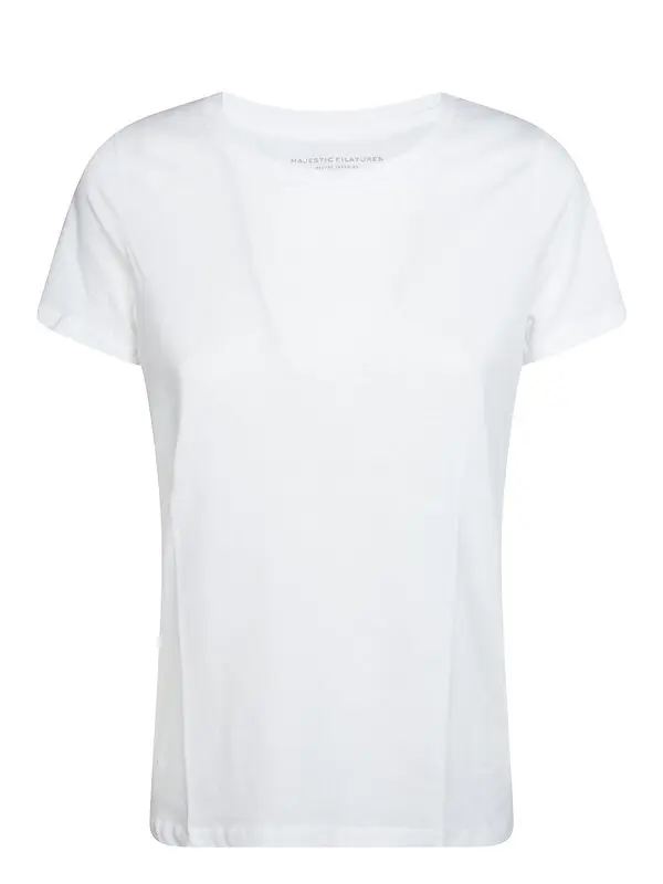 Majestic International Mini Short Sleeve T-shirt - Bianco