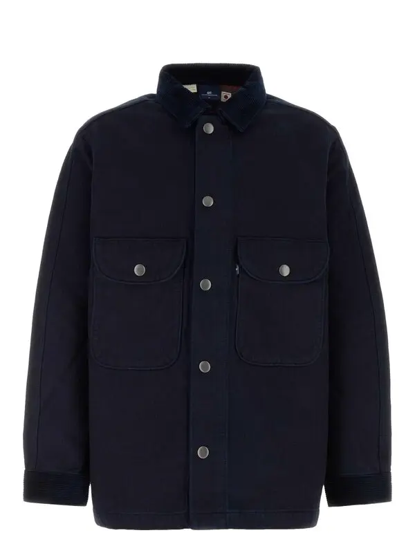 LEVI'S Wait No Brand; Navy -> Removed Color: Cotton-blend Denim Jacket For - Blue