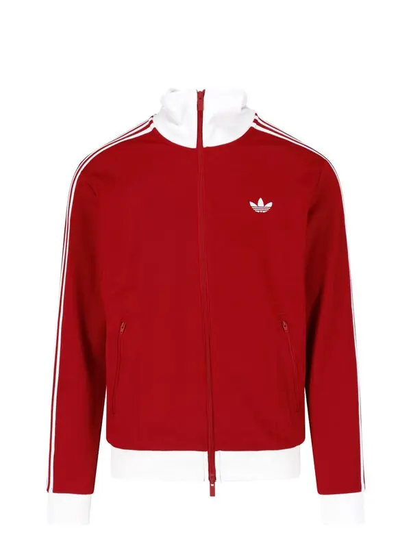 Adidas Zip-up Track Jacket - Red