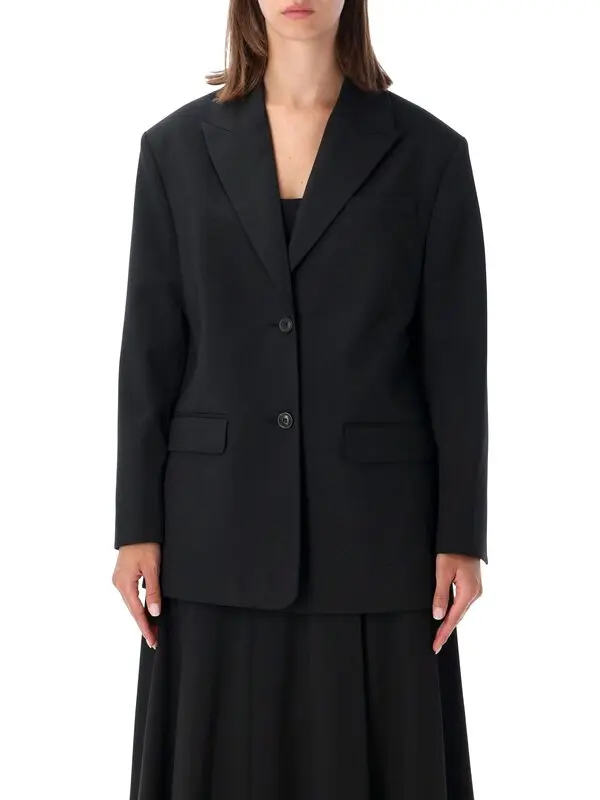 BY MALENE BIRGER Tailored Single-breasted Blazer - Nero