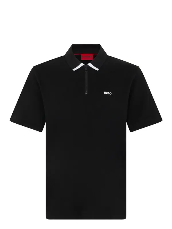 BOSS Essential Cotton Polo For - Black
