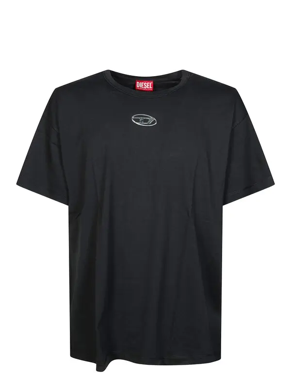 DIESEL® Classic T-shirt Perfect For Spring/summer 2026 - Nero