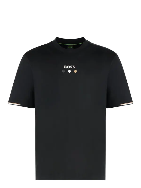 BOSS Classic Cotton Crew-neck T-shirt - Black