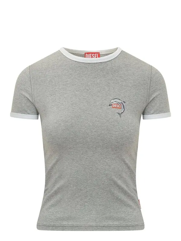 DIESEL® Graphic Print T-shirt - Bianco