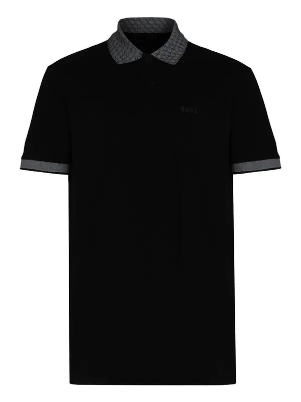 BOSS Classic Fit Short-sleeved Polo - Black