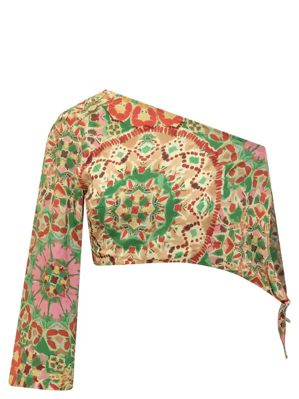 Ba&sh Stylish Mini Top - Vert