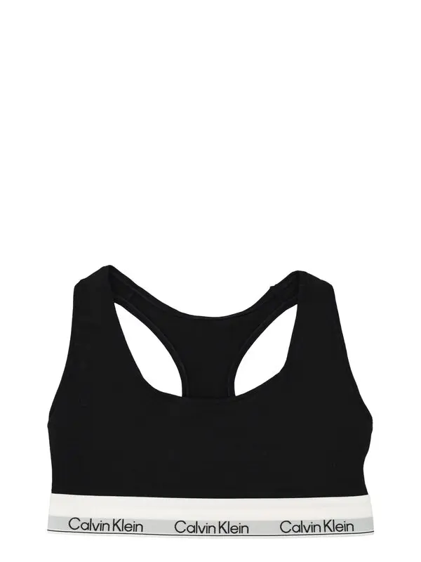 Calvin Klein Racerback Sports Bra - Nero