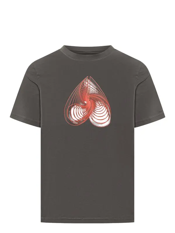 Moose Knuckles Eclipso Graphic T-shirt - Cement