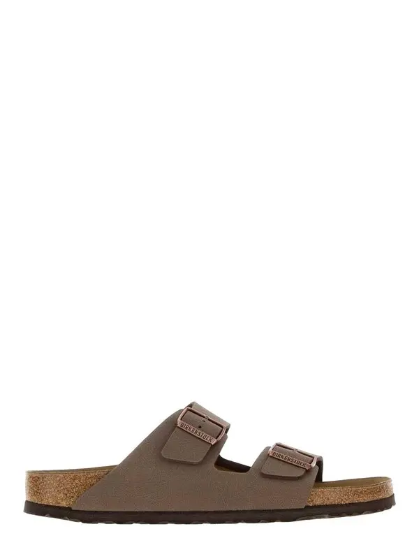 BIRKENSTOCK Mud Leather Arizona Slip-on Slippers - Brown