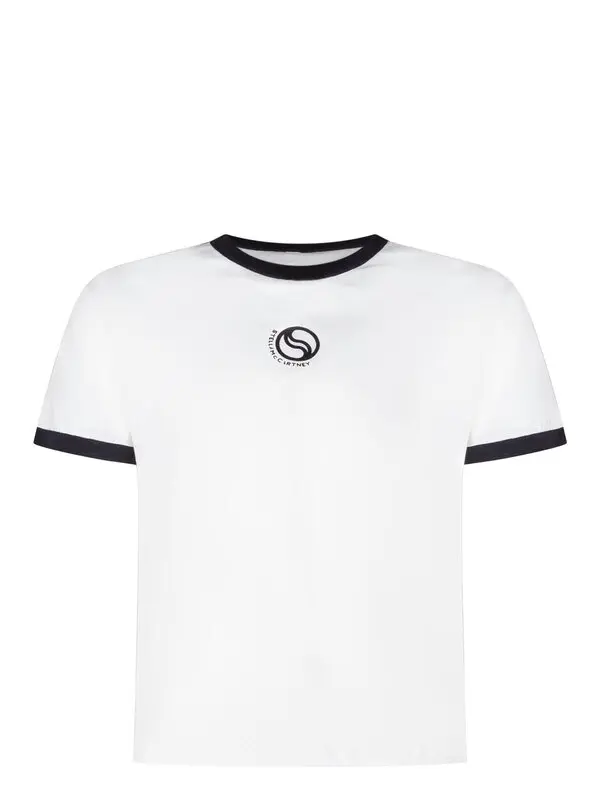 Stella McCartney Mini Logo Graphic T-shirt - Ivory