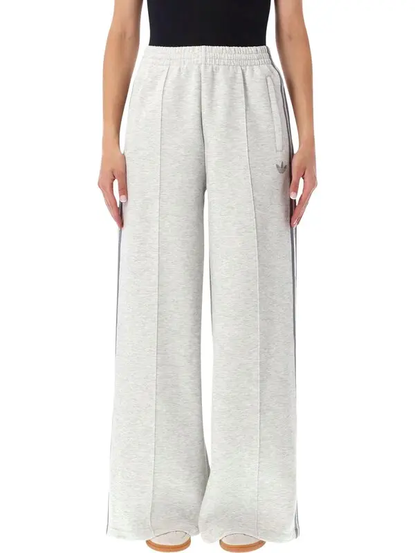 ADIDAS ORIGINALS Wide Leg Sweatpants - Grigio