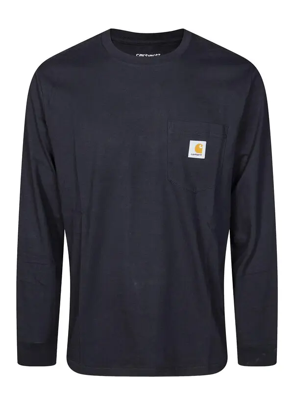 Carhartt Long Sleeve Pocket T-shirt - Nero
