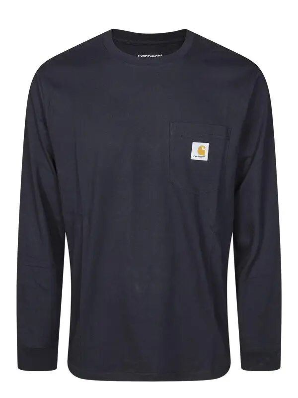 Carhartt Long Sleeve Pocket T-shirt - Nero
