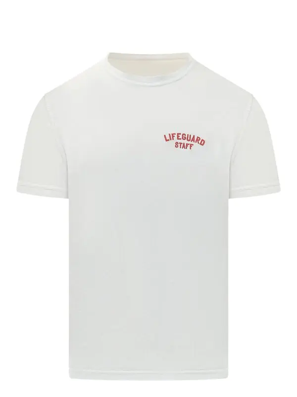 BL'KER Classic T-shirt With Bold Front Design - White