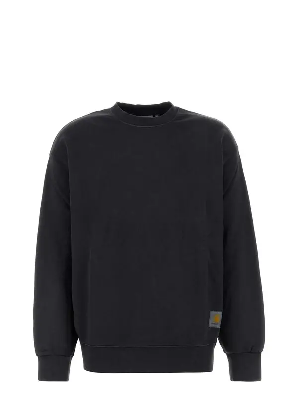 Carhartt Work In Progress Alumni Cotton Sweatshirt - Black