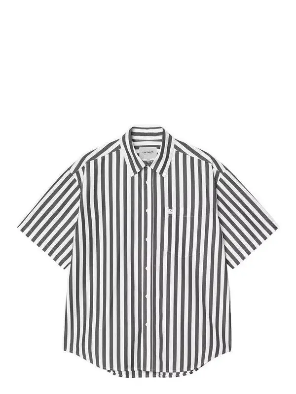 Carhartt Work In Progress Short Sleeve Roandce Mini Shirt - Grapitwht