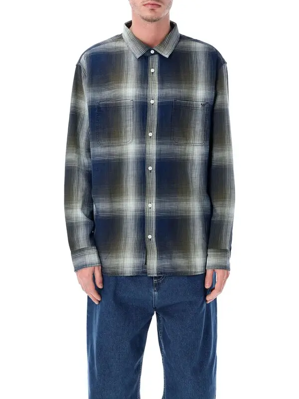 VANS Essential Check Shirt Size - Mossy Olive