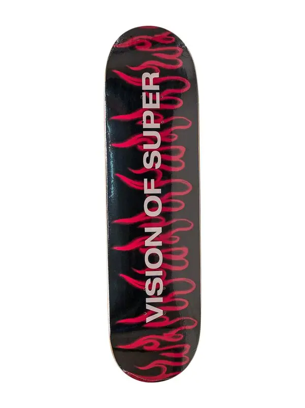 VISION OF SUPER Mini Skateboard Theme Accessories For Fall/winter 2023 - Black