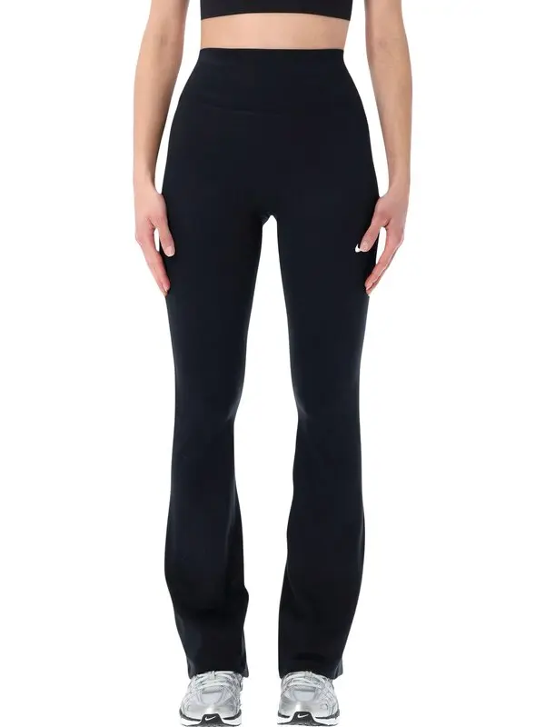 Nike High-waisted Velvet Leggings - Nero