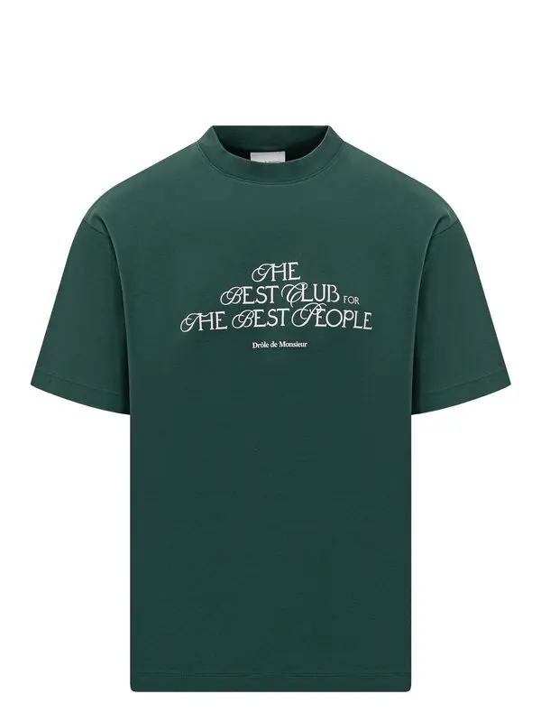 Drole De Monsieur The Best Club T-shirt - Dark Green